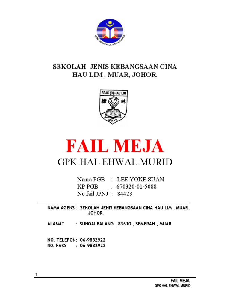 Fail Meja GPK Hem 2010 | PDF