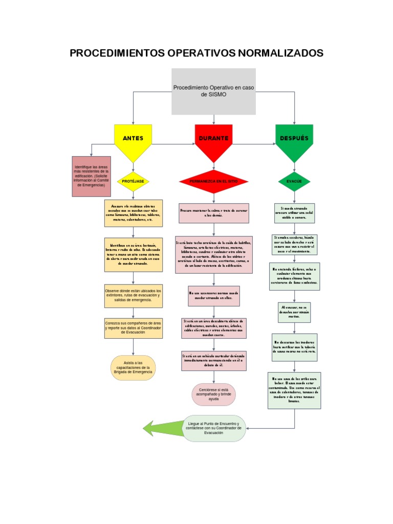 Procedimientos Operativos Normalizados | PDF