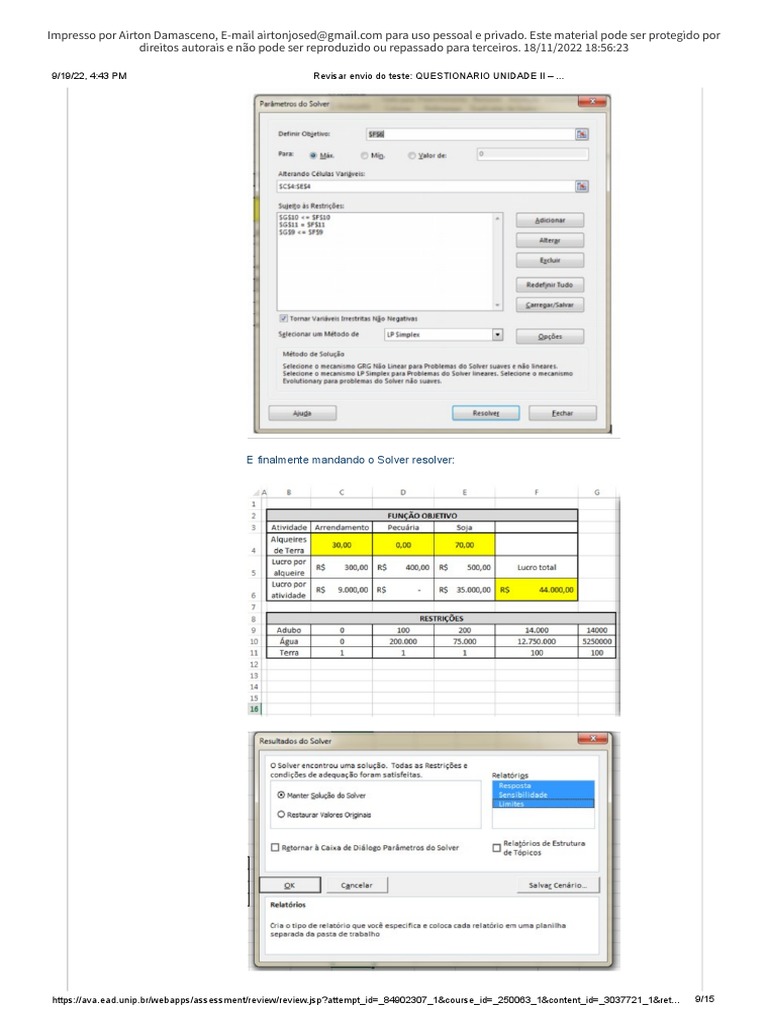 Prova 03 PT02 | PDF | Carro | Veículos