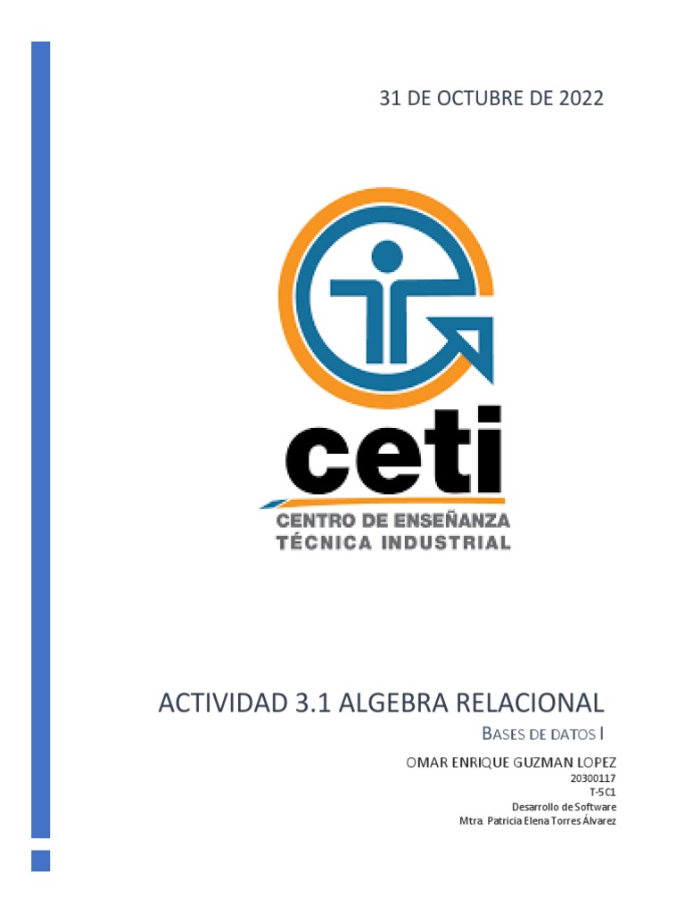 5C Act3.1 Omar Guzmán | PDF