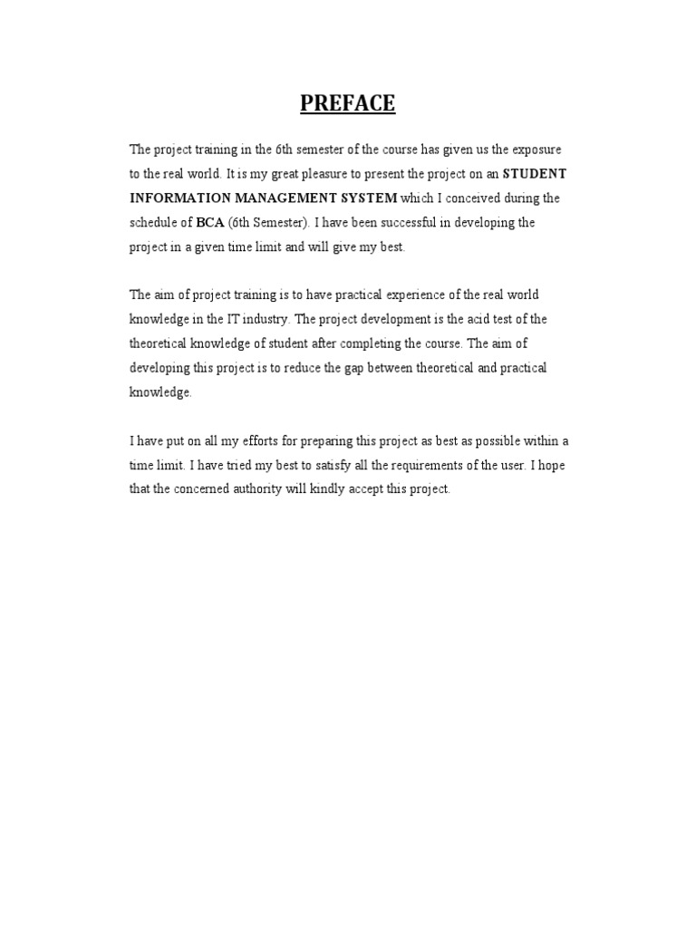Student Information Management System Project Pdf Computers