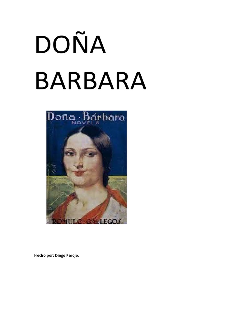 Doña Barbara | PDF