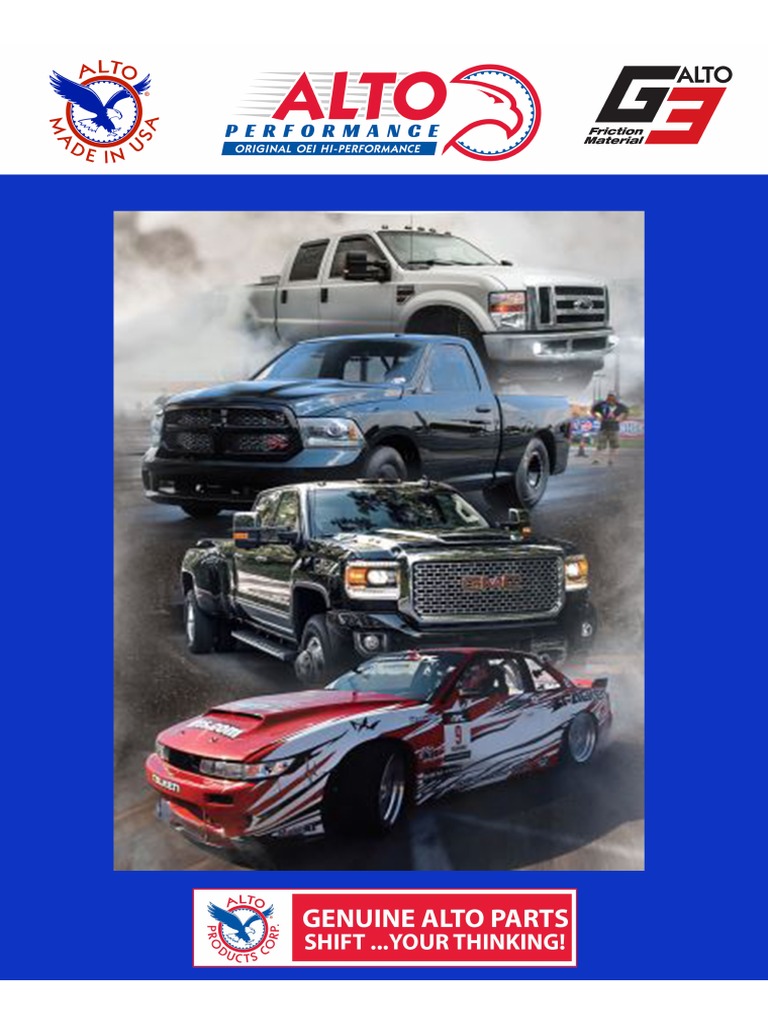 Alto Hi-Performance Catalog 20080 | PDF | Automotive Industry ...