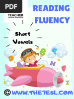 CVC Fluency Sentences Read and Color Short U Words Worksheet ...