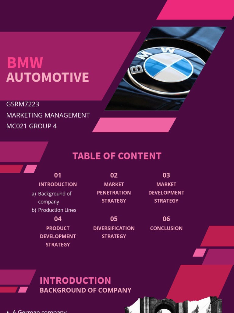 Assignment 1 Project BMW Automobiles | PDF | Car | Electric Vehicle
