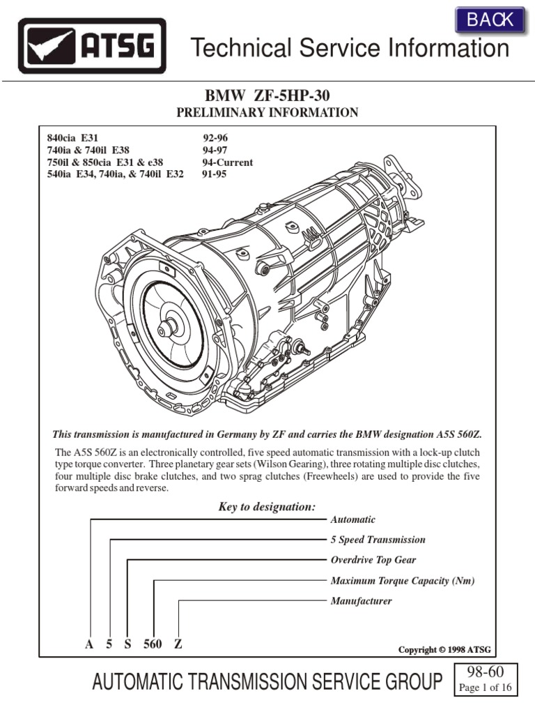 5hp20 Atsg | PDF | Automatic Transmission | Manual Transmission