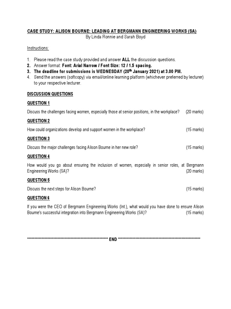 BPMN 2023 Instructions and Discussion Questions | PDF