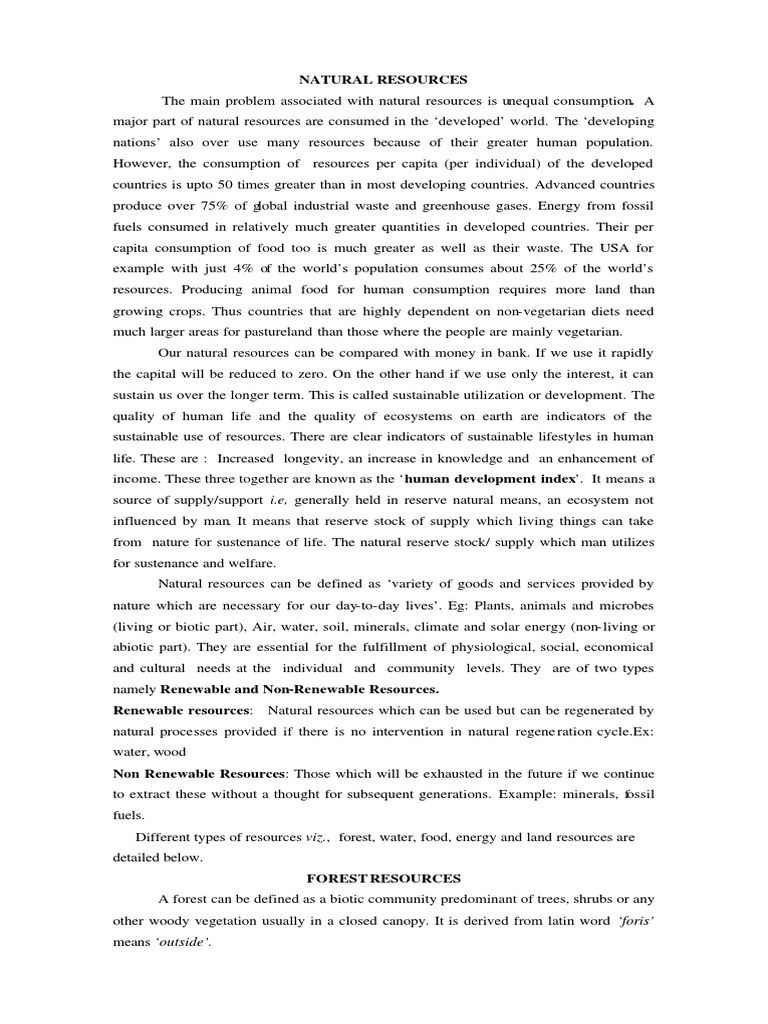 Unit 2 - Environmental - Science - Study Notes | PDF | Agriculture ...