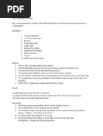 Example Jotter & Lab Report Writing PDF | PDF | Zinc | Hydrochloric Acid