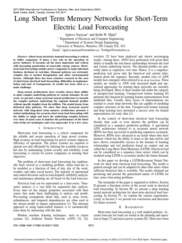 LSTM RNN | PDF | Artificial Neural Network | Deep Learning