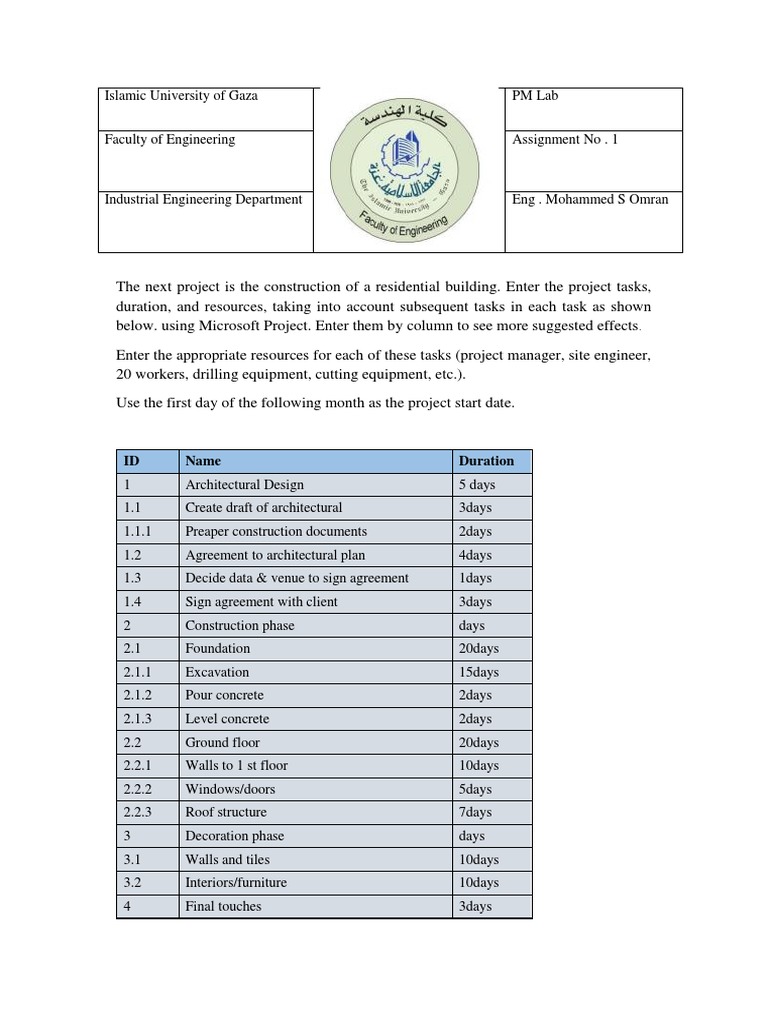 Construction Project Management Using MS Project | PDF | Software Development | System Software