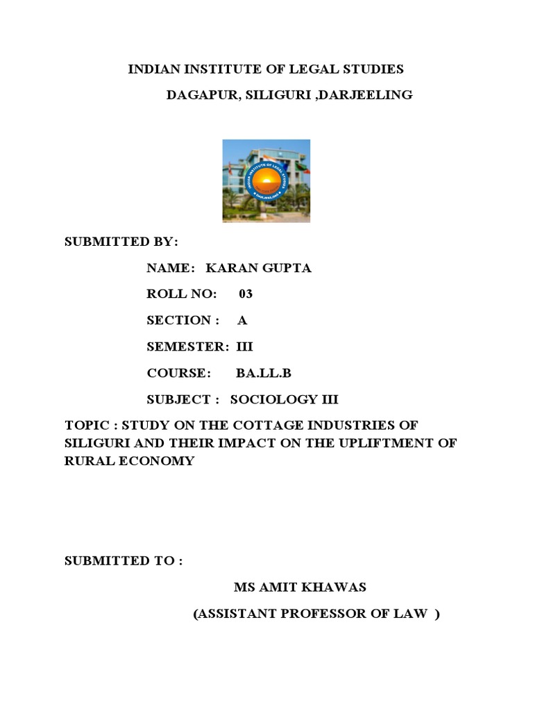 Karan Socio | PDF | Cost Of Living | Weaving