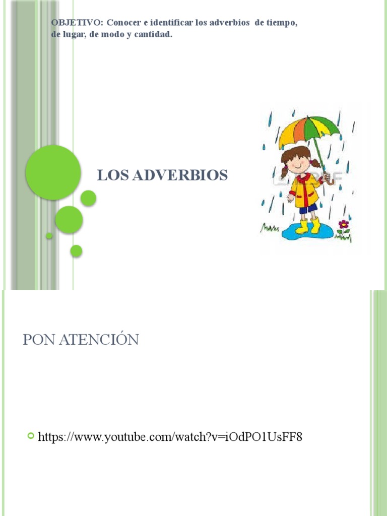 Los Adverbios | PDF