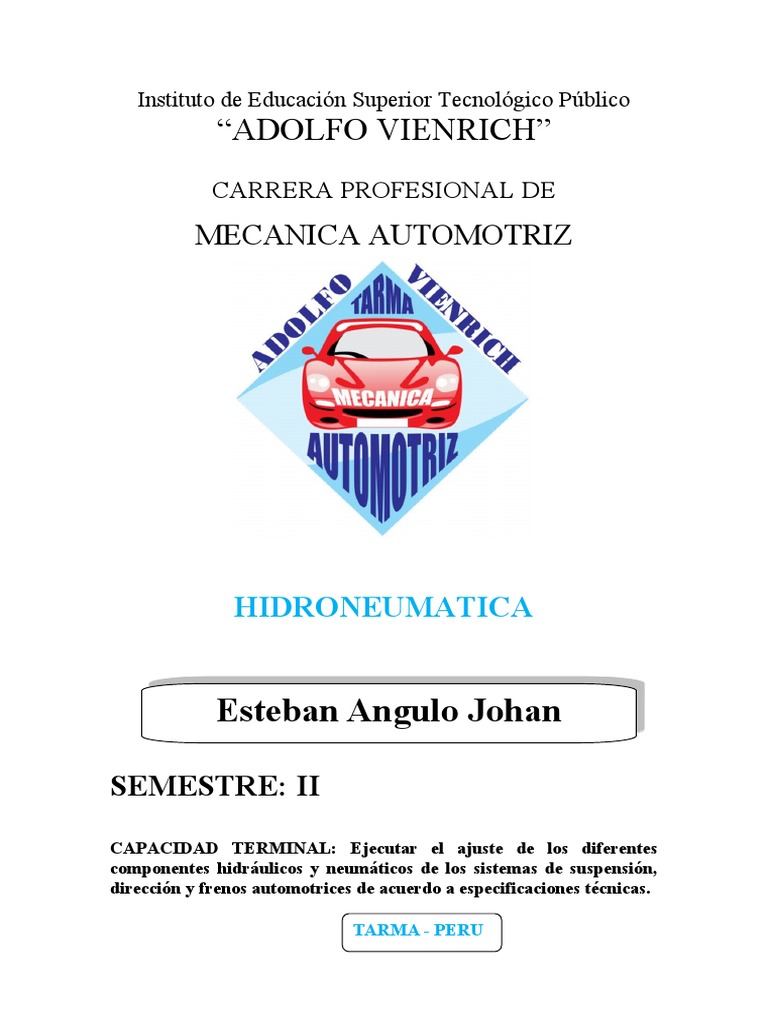 Caratula de Mecanica Automotriz 2 | PDF