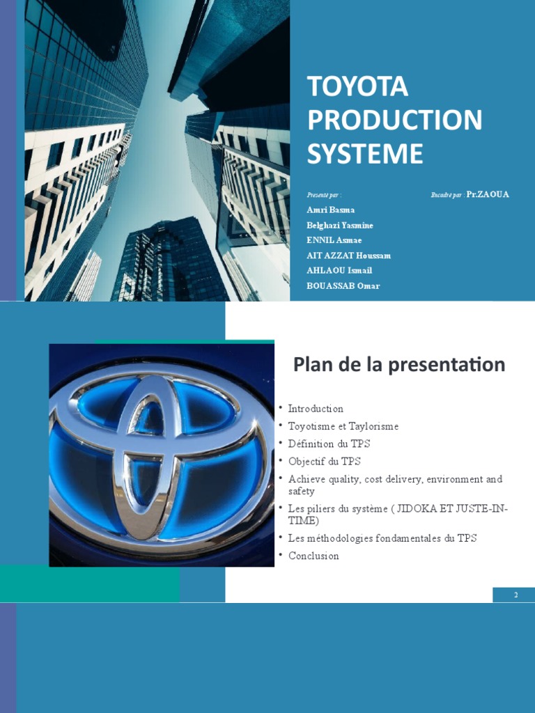 Toyota Production Systeme2 | PDF | Lean (production) | Processus d'affaires