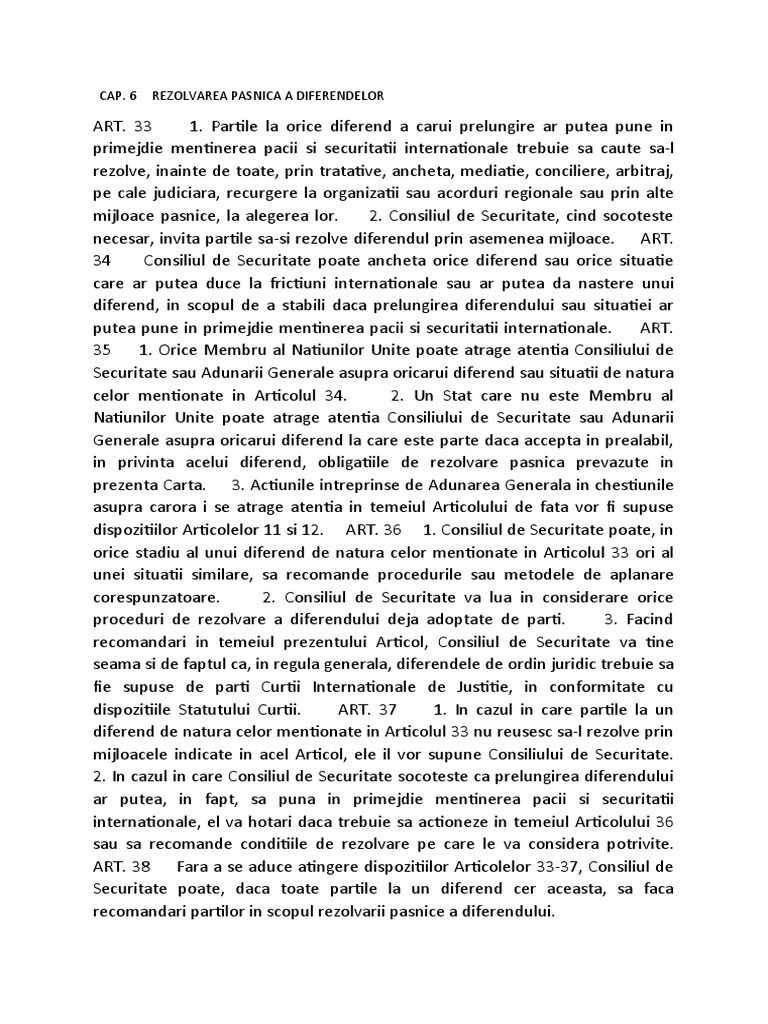Carta Onu 33 | PDF