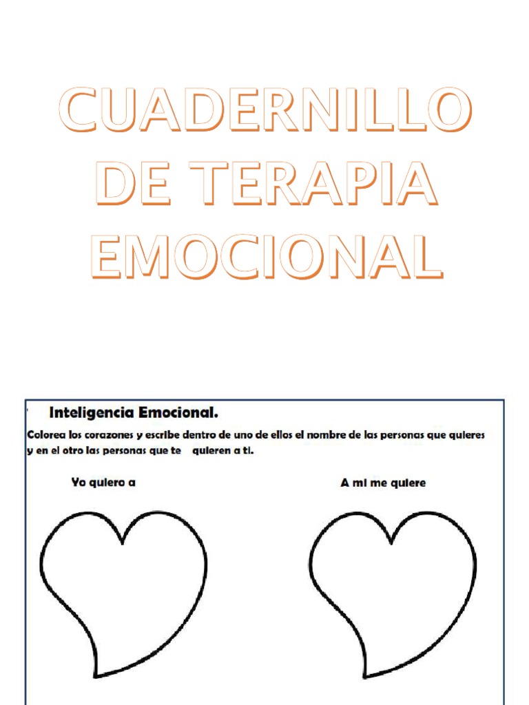 Cuadernillo de Terapia Emocional | PDF | Las emociones | Ira
