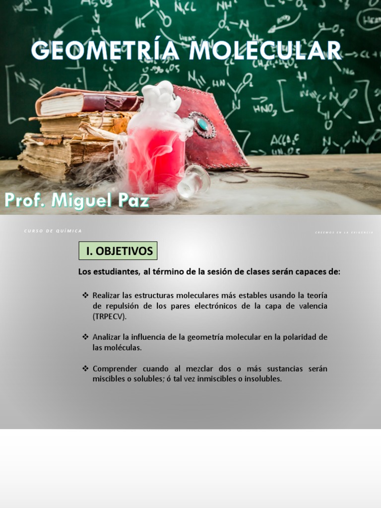 Geometria Molecular | PDF | Polaridad química | Moléculas