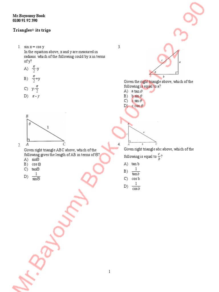 Triangle | PDF | Triangle | Area