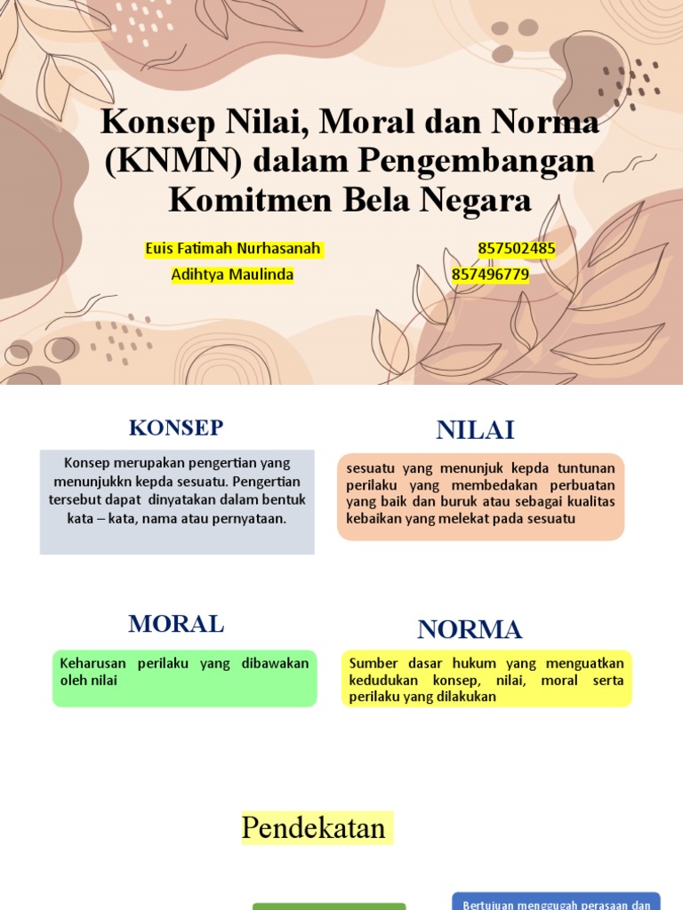 Konsep Nilai, Moral Dan Norma (KNMN) Modul 8 | PDF