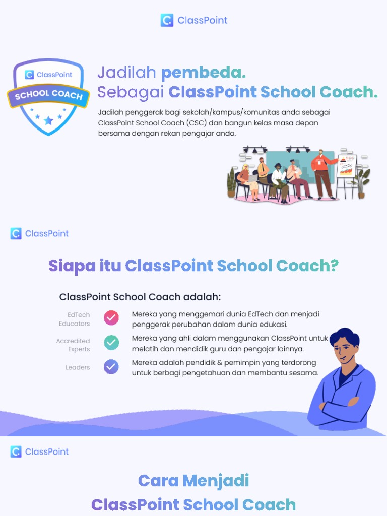 ClassPoint School Coach Brosur ID | PDF