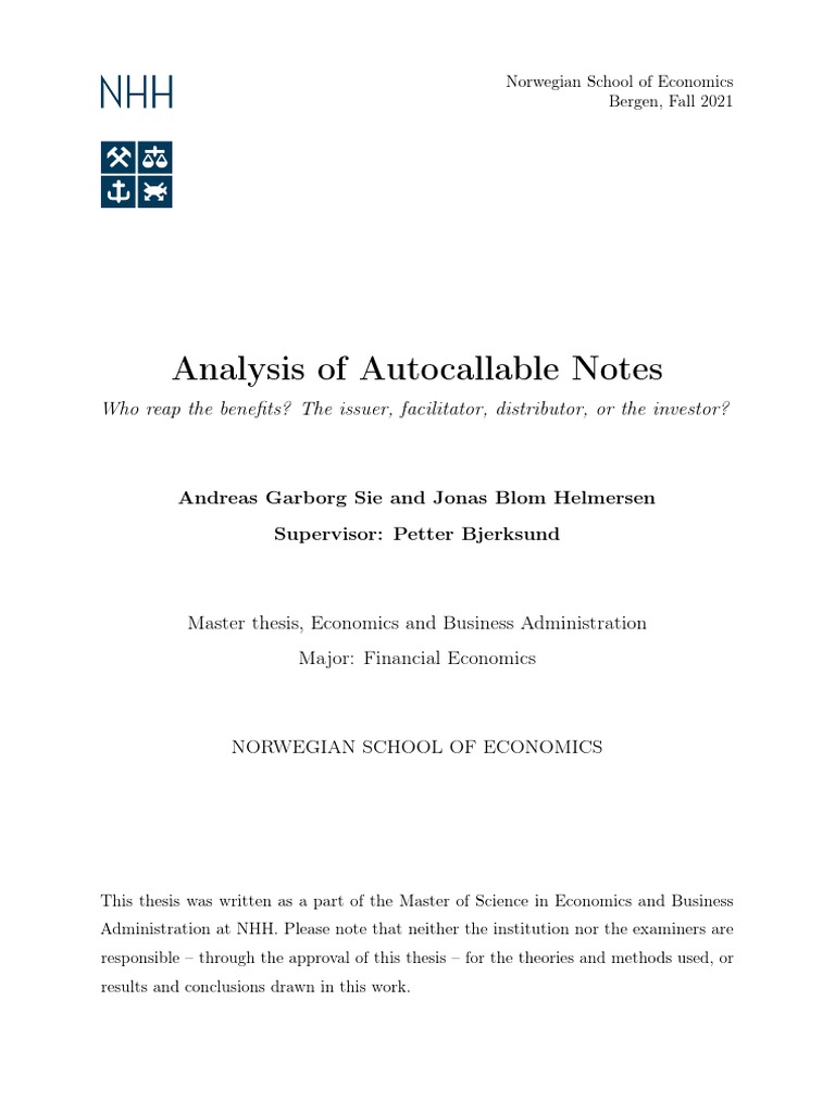 Masterthesis Bonds | PDF | Option (Finance) | Derivative (Finance)