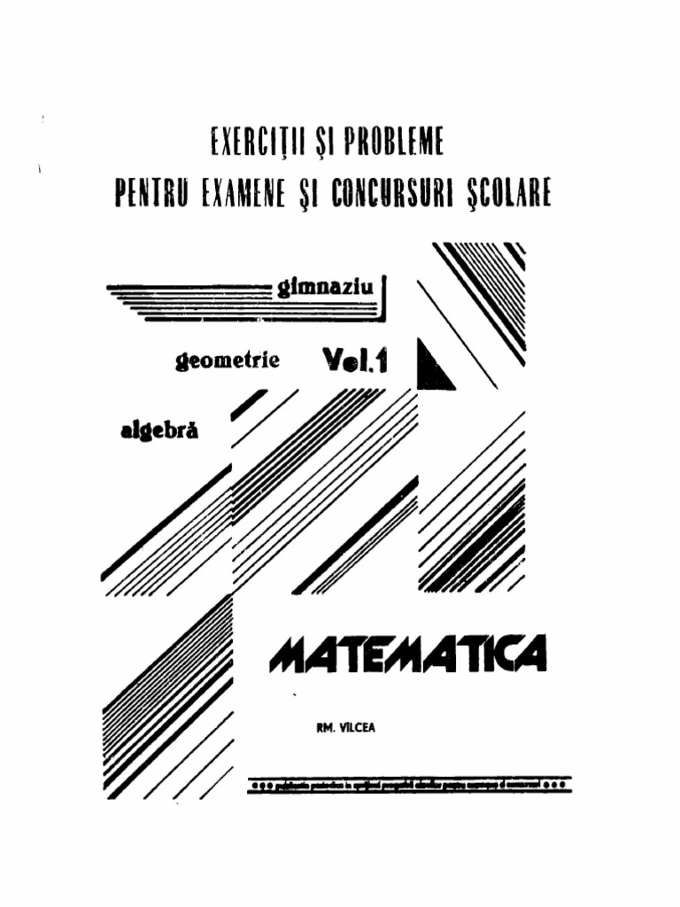 Exercitii Gimnaziu PT Examene Si Concursuri (1991) | PDF