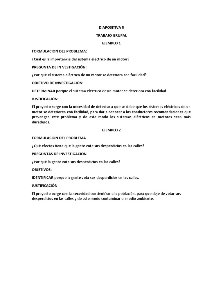 Formulacion Del Problema Practica 5 | PDF