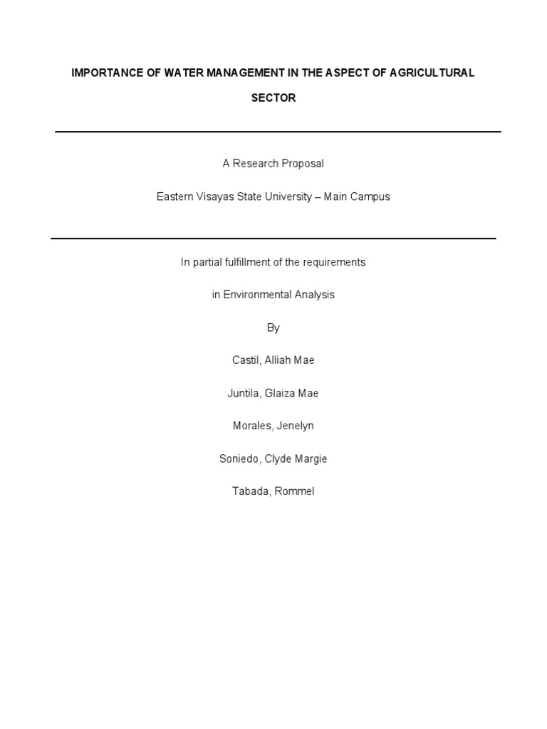 Chapter I & Ii - Research - Bsed-Math 2b-1 | Download Free PDF | Water ...