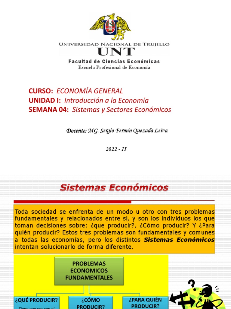 4 Sistemas Economicos y Sectores | PDF | Agricultura | Economias