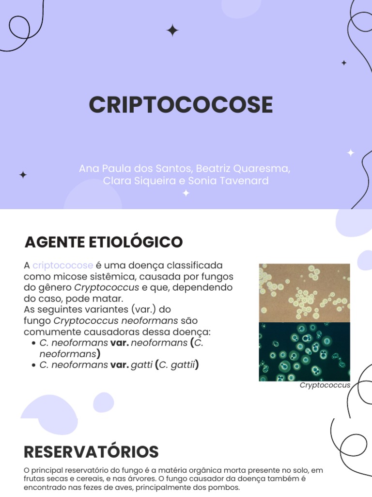 Criptococose | Download grátis PDF | Dor | Fungo