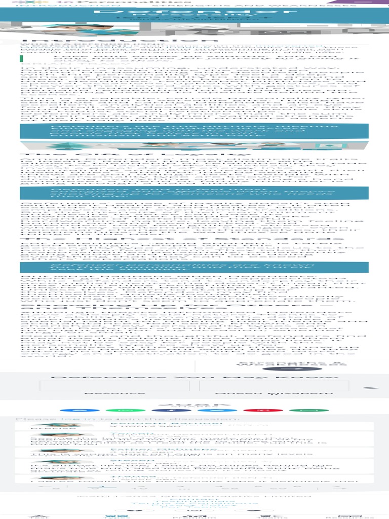 Defender | PDF | Personality Type | Psychology