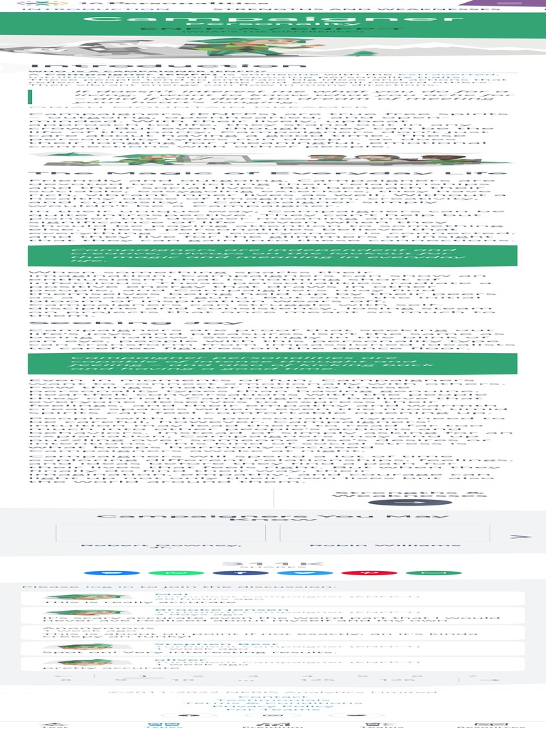 Campaigner | PDF | Feeling | Personality Type