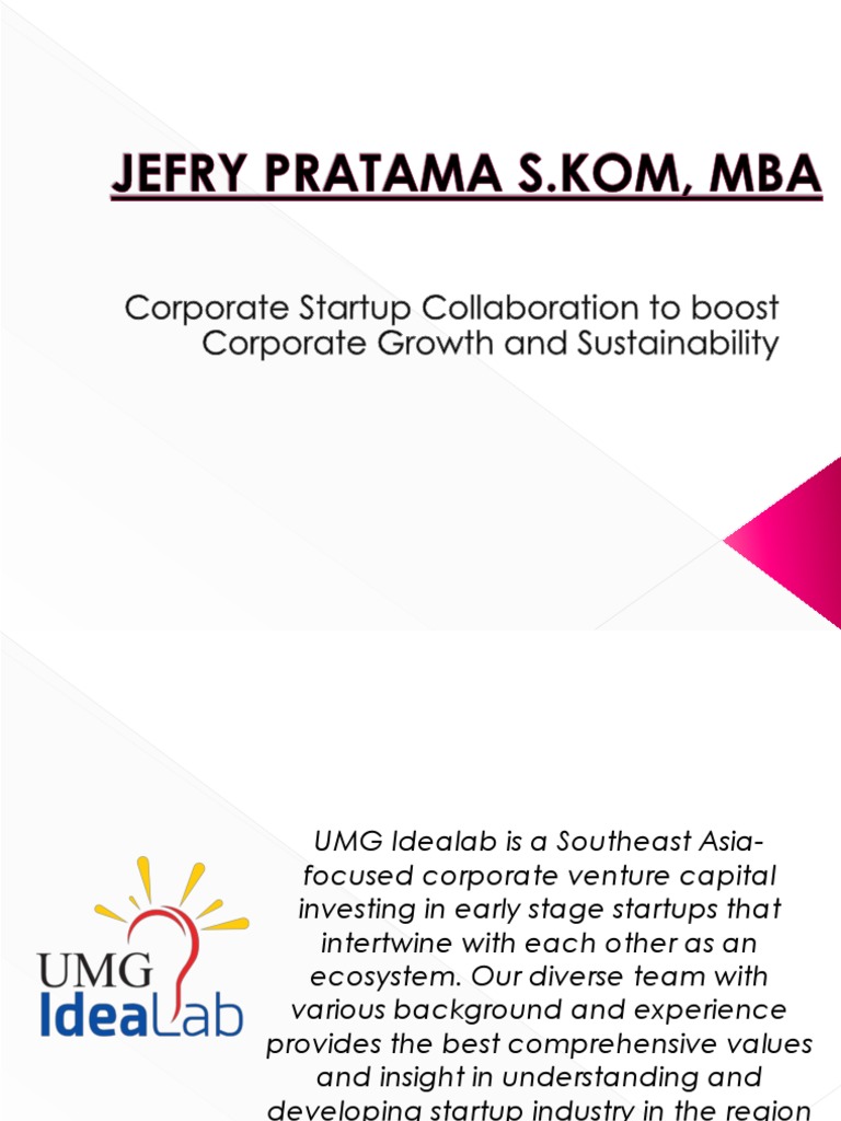 Corporate Startup Collaboration | PDF