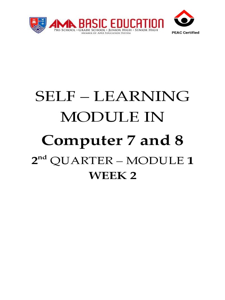 Com 7 and 8 q2 w2 | PDF | Keyboard Shortcut | Computer File