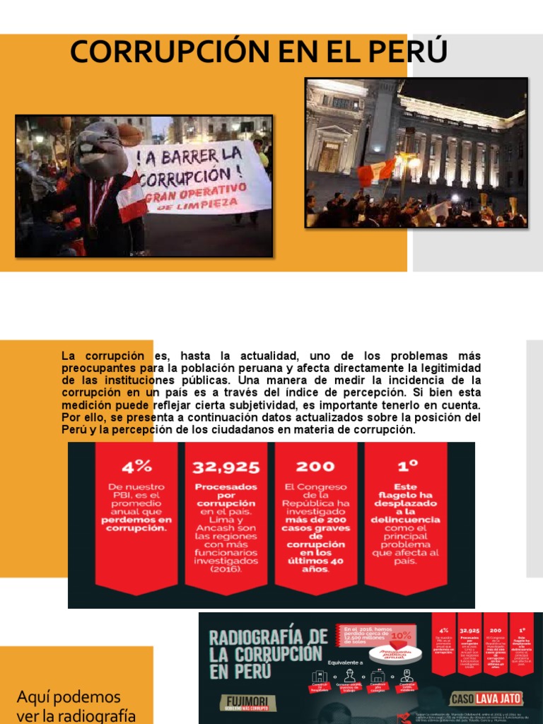 Corrupción en El Perú y en La Ing Civil - Problemas y Desafíos | PDF