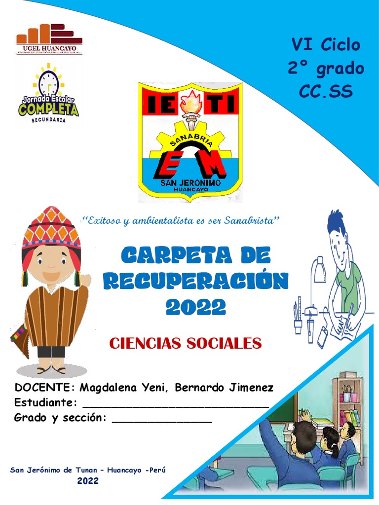 Carpeta de Recuperación 2do CC - Ss 2022 | PDF | Imperio Inca | Consumo (economía)