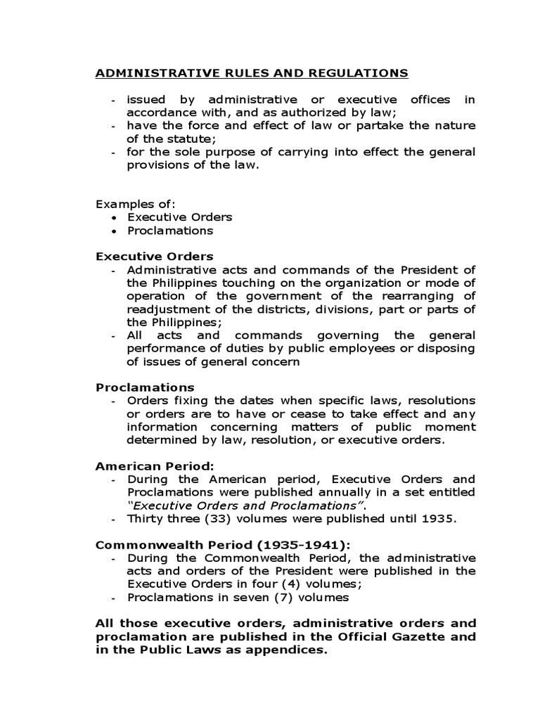 #25homeres - Chapter 4 - Administrative Rules and Regulations | PDF