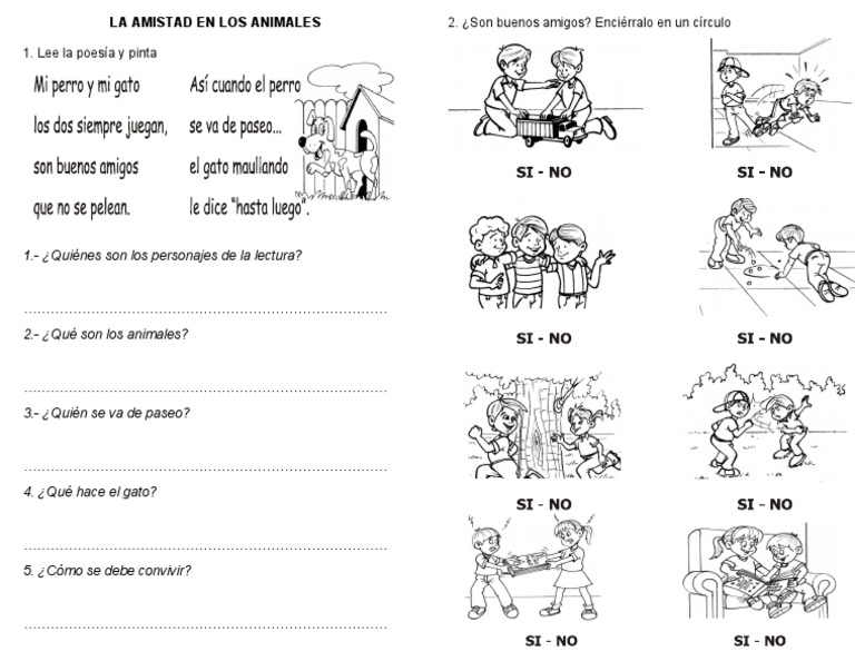 La Amistad En Los Animales Pdf