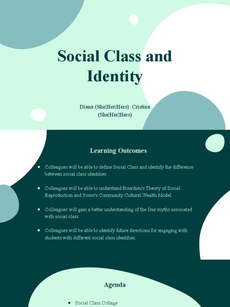 223 Take The Lead Presentation Social Class and Identity | PDF ...