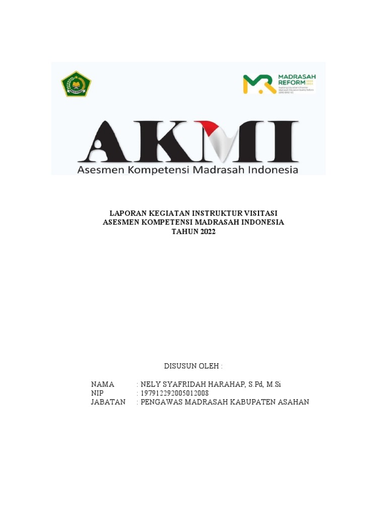 Cover Laporan Kegitan Vsitasi Akmi | PDF