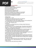 KET Speaking Part 2 (Sample Answer) | PDF | Language Arts & Discipline