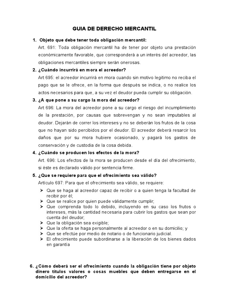 Guia de Derecho Mercantil | PDF | Póliza de seguros | Pagos