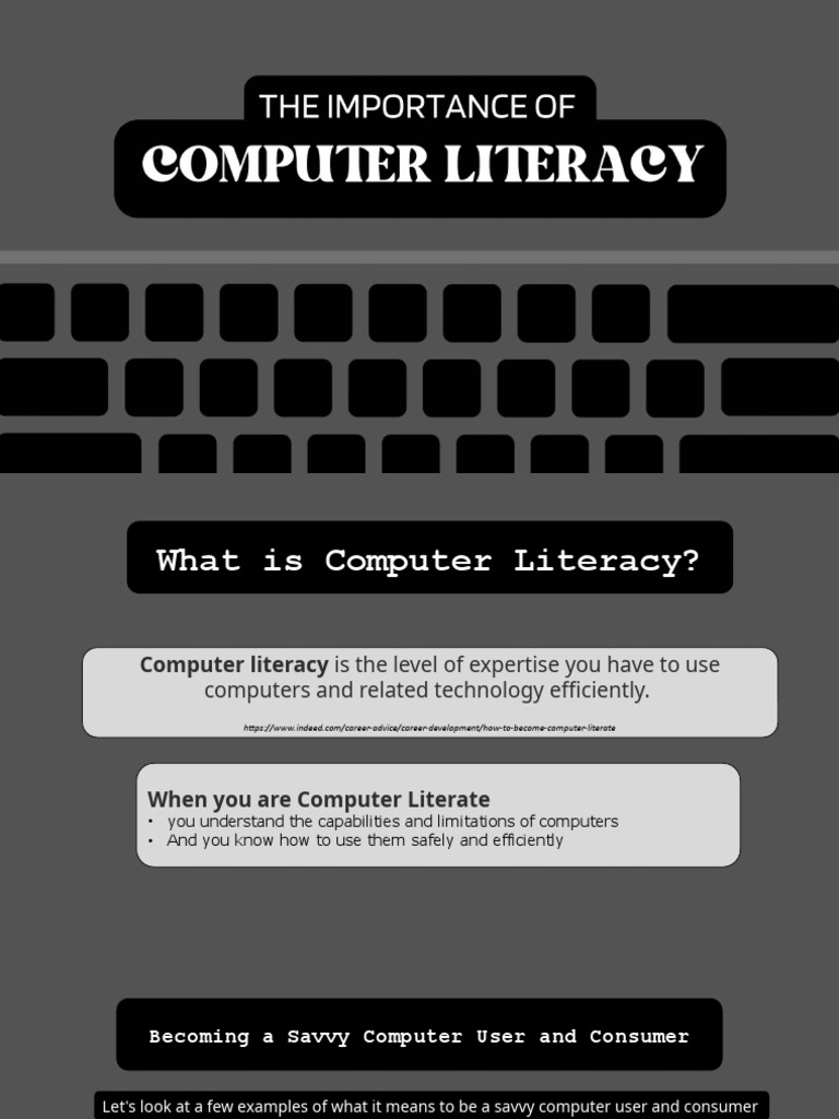 IMPORTANCE-OF-COMPUTER-LITERACY | PDF