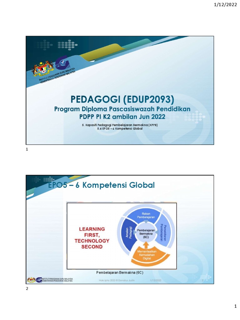 M6 KPPB - 5.4 EP5 6C Kompetensi Global | PDF | Bisnis