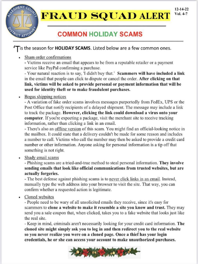 The "Fraud Squad" and Local Law Enforcement Are Sounding The Alarm On ...