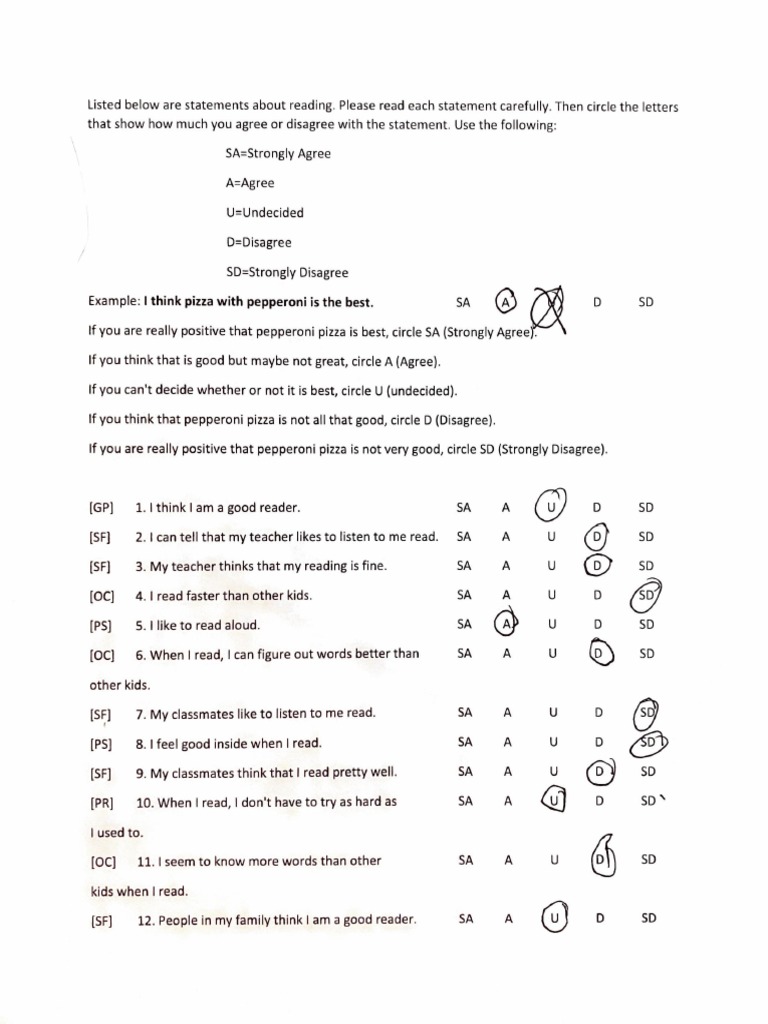 Rsps Student Response | PDF