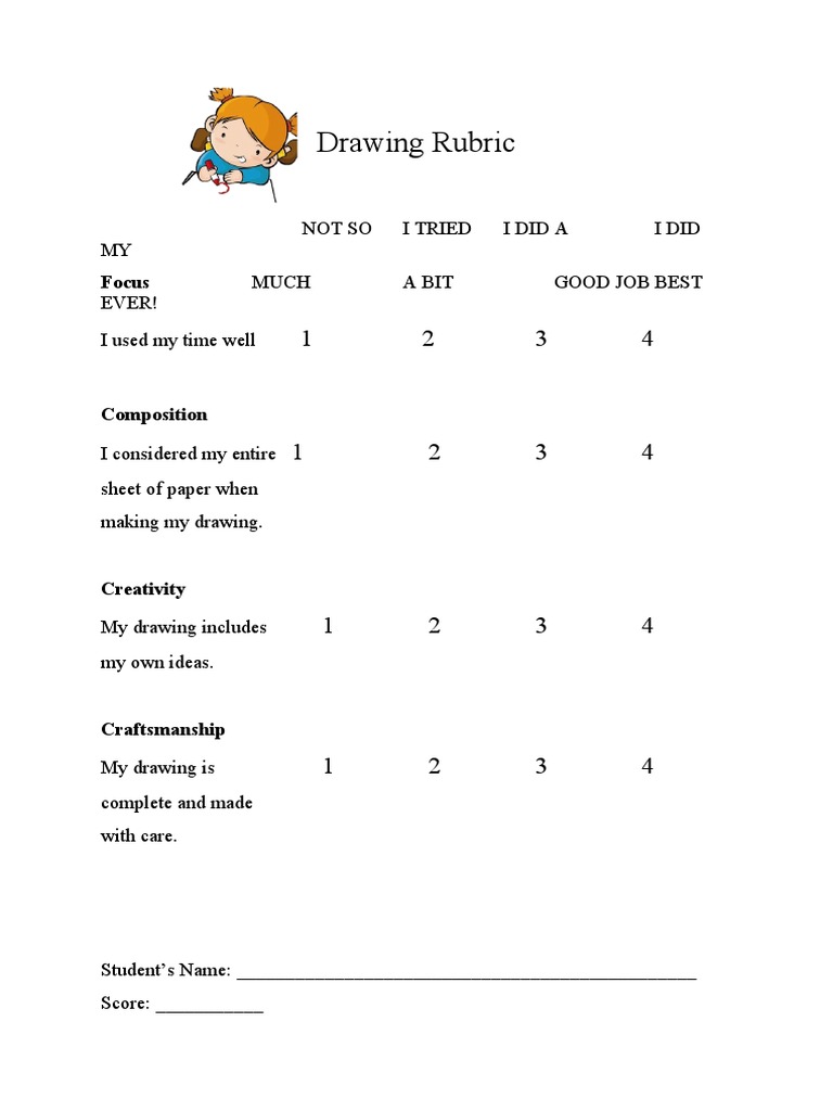 Drawing Rubric | PDF
