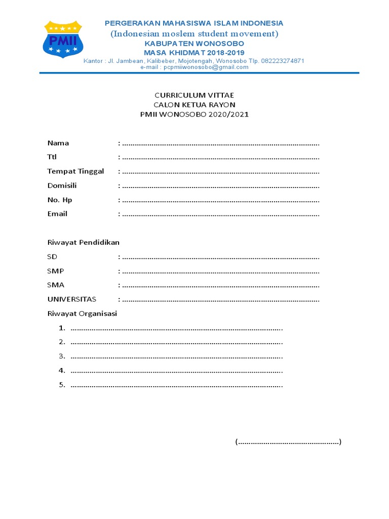 Curriculum Vittae | PDF