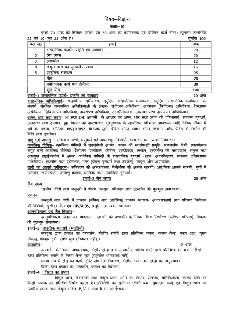931 Class-10th Science | PDF